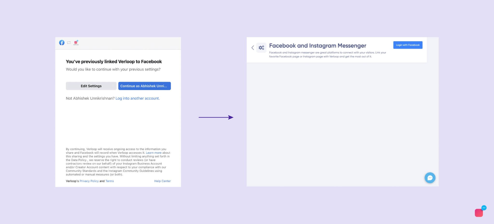 Integrate Instagram Messenger API with Verloop.io in 30 Seconds ...